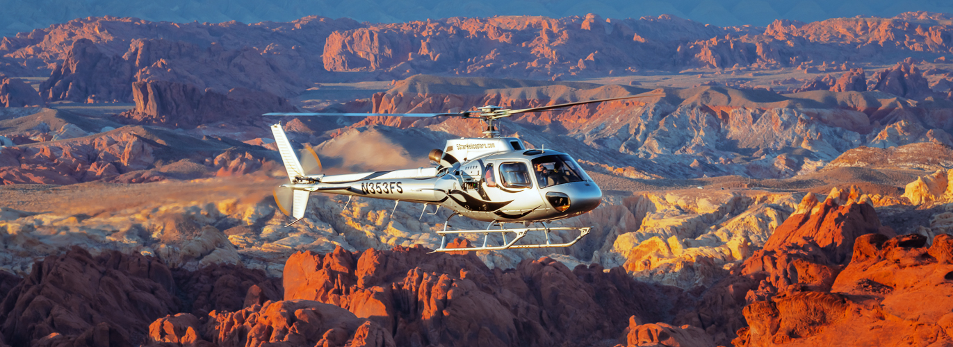 Las Vegas Valley of Fire Landing Helicopter Tour